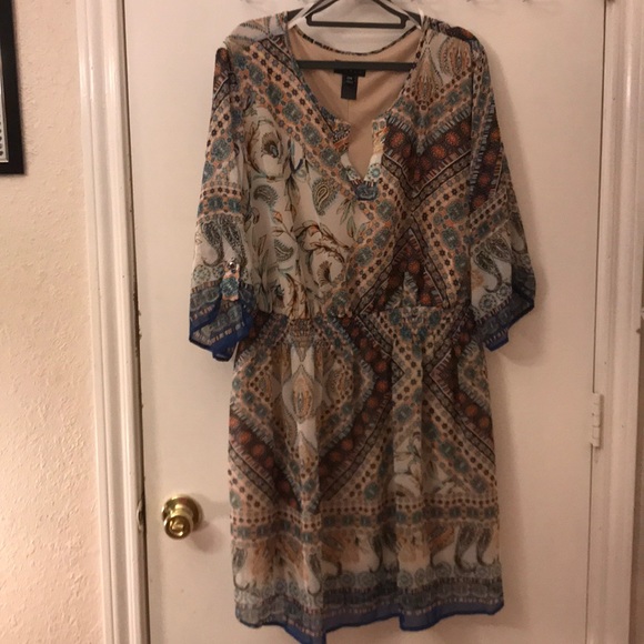Enfocus Studio | Dresses | Print Dress | Poshmark